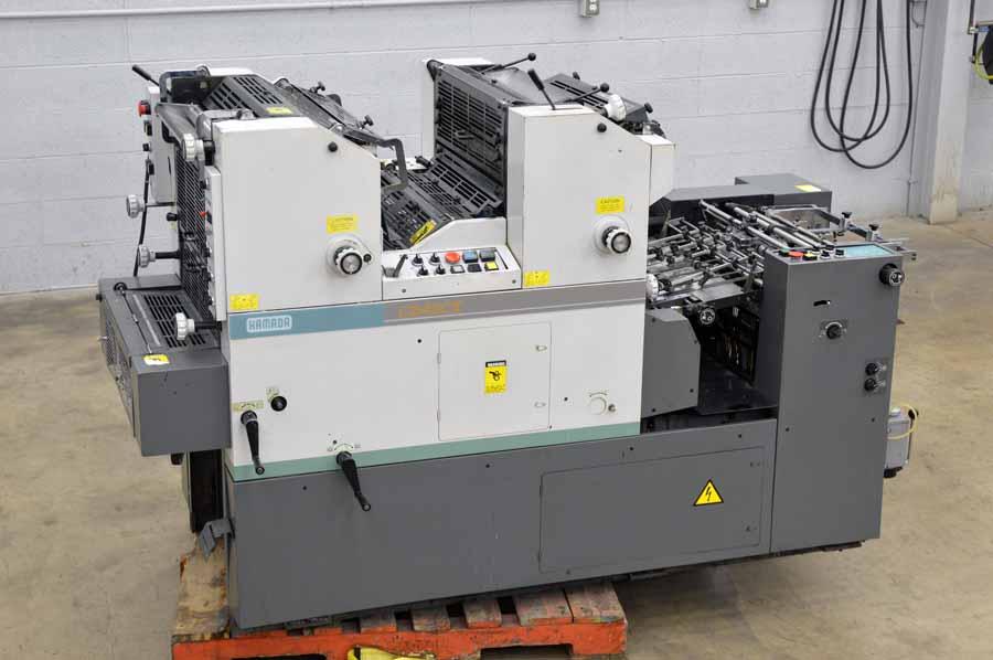 Lot #70: Hamada C248CX Two Color Offset Printing Press - WireBids